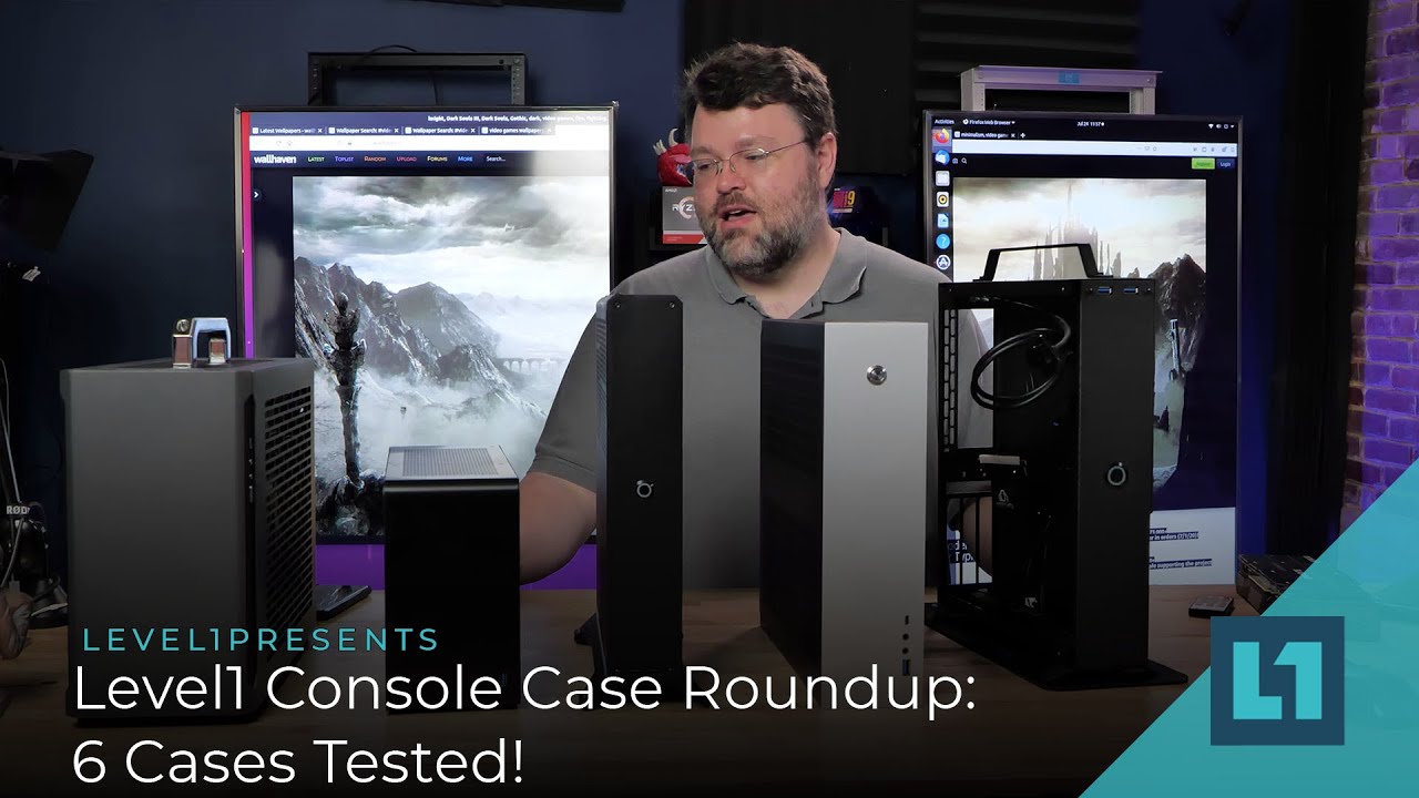 Level1 Console Case Roundup: 6 SFF Cases Tested! - YouTube
