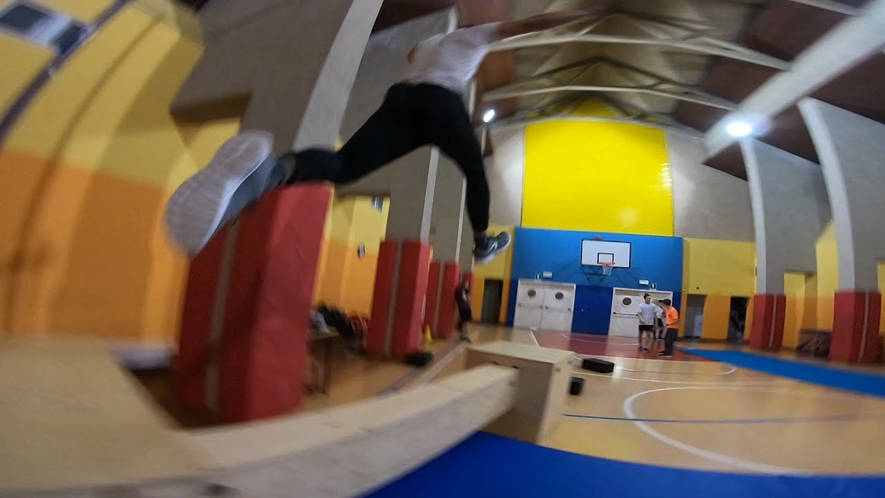 Indoor parkour challenges of the month - YouTube