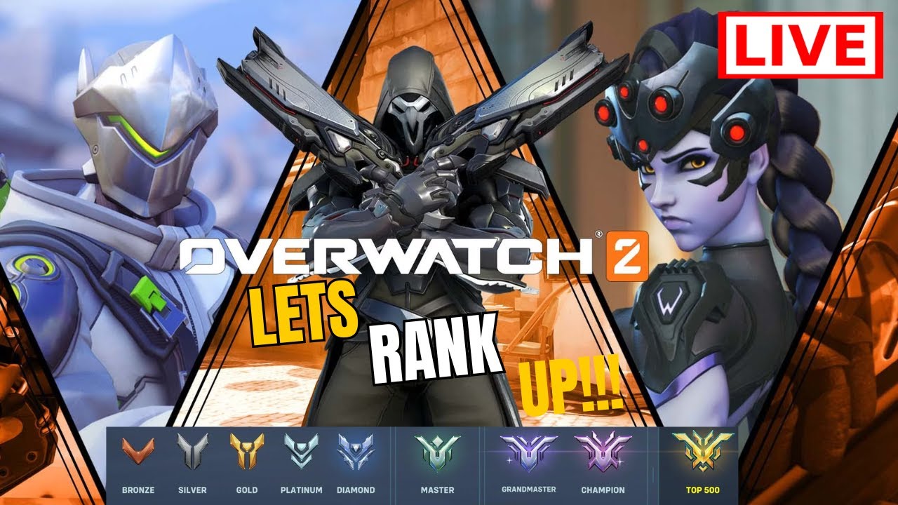 LETS RANK UP!!!! OVERWATCH 2 COMP - YouTube