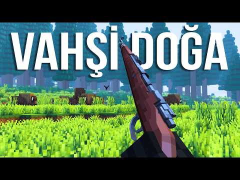 Minecraft'ta 100 Gün Vahşi Doğada Hayatta Kalmak!