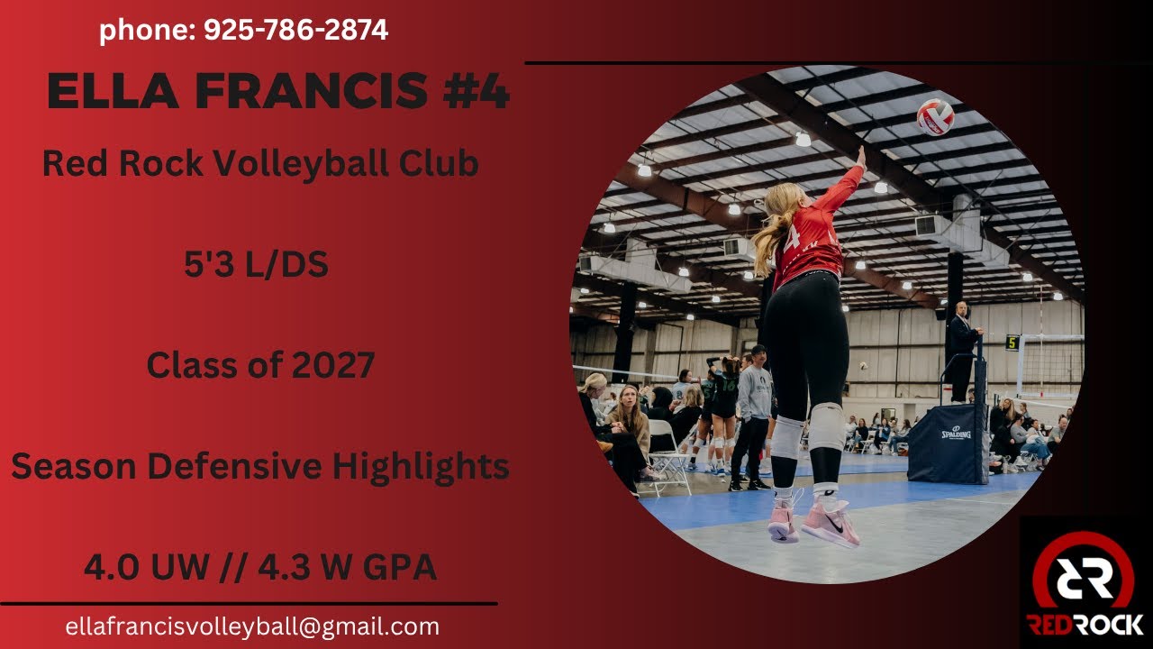 Ella Francis 2027 L/DS Season Defense Highlights - YouTube