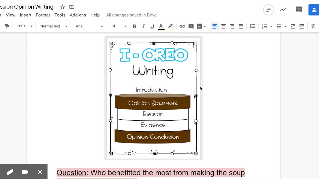 Opinion Writing - Bone Button Borscht Day 1 - YouTube