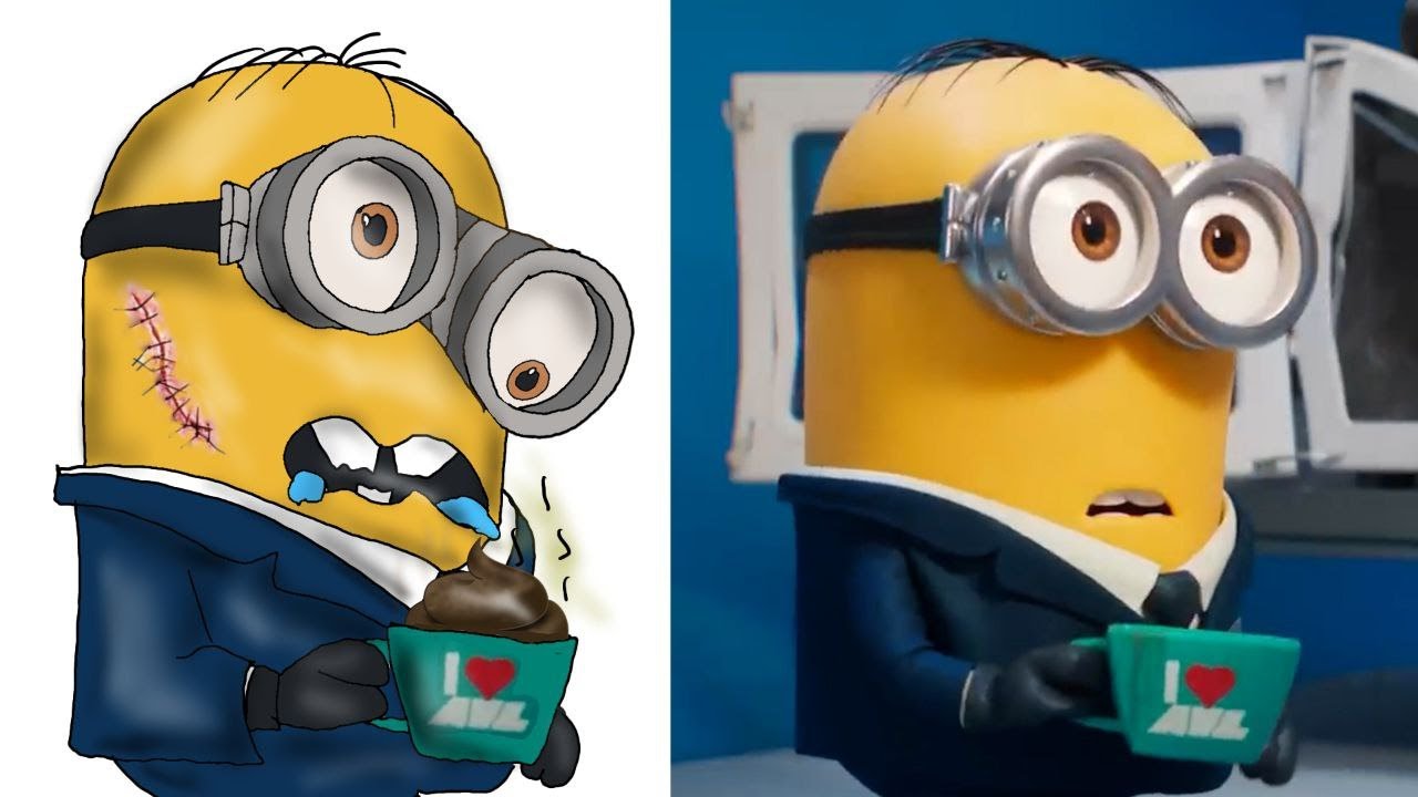 Minions: The Merry Company | Funny Minions | Memes Drawing | Minions ...