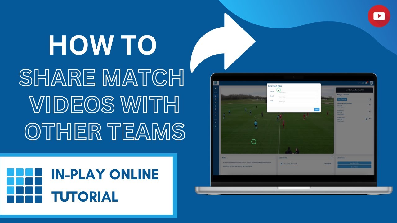 Send Match Footage Externally - In-Play Online - Video Analysis - YouTube