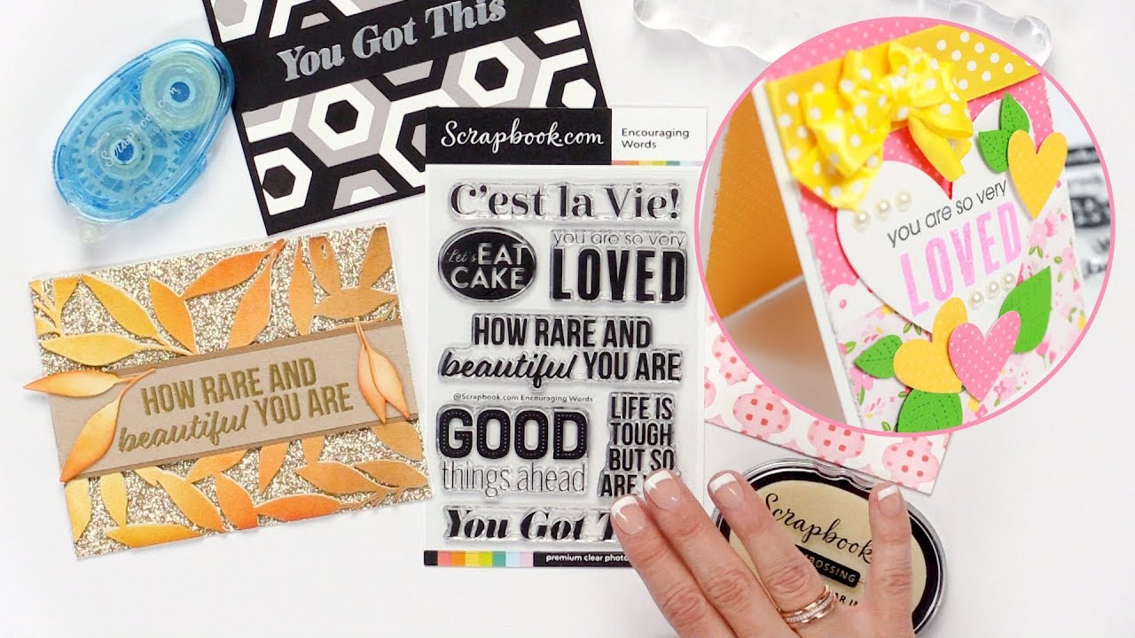 The Perfect Stamp Set for Positivity and Encouragement | Scrapbook.com ...