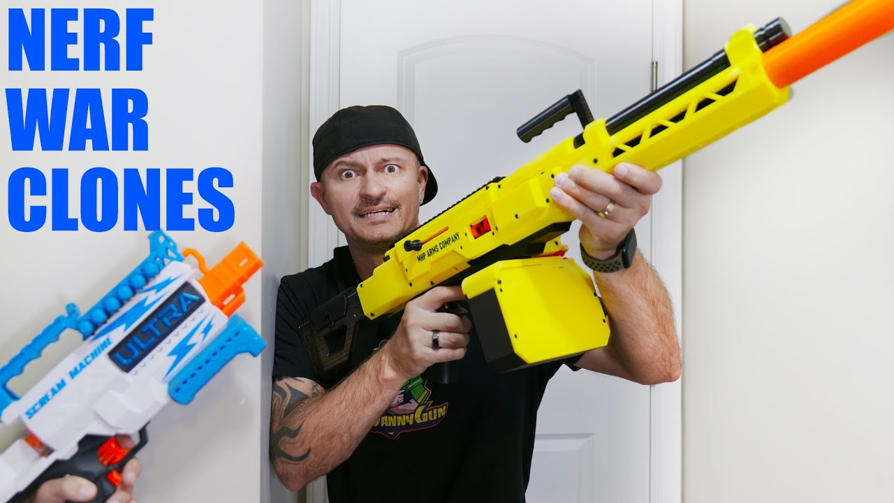 NERF WAR CLONES: Basement Battle! - YouTube