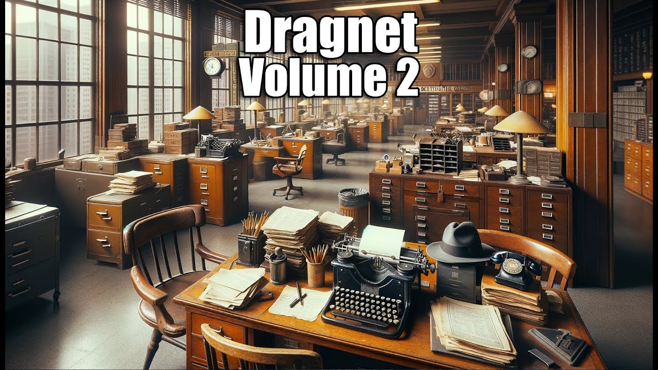 Dragnet Vol 2 - NOW FEWER ADS - 8+ hrs #otr #blackscreen #detective # ...