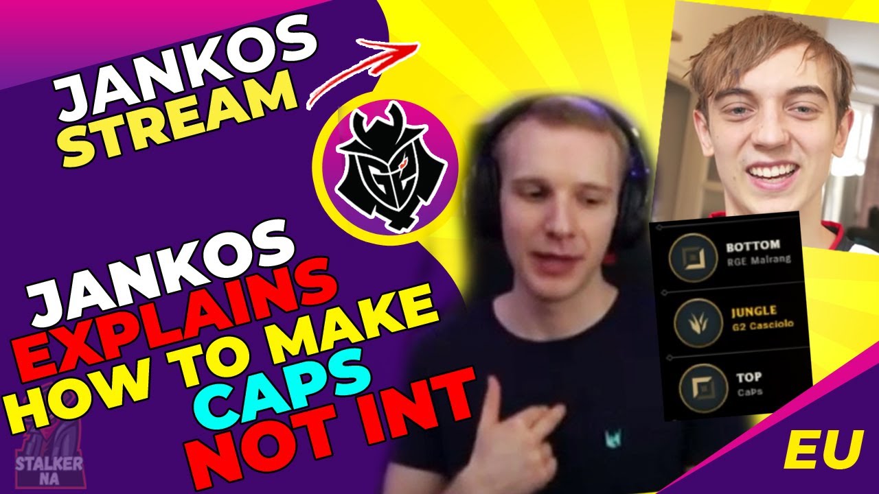 G2 Jankos Explains How to Play With G2 Caps - YouTube