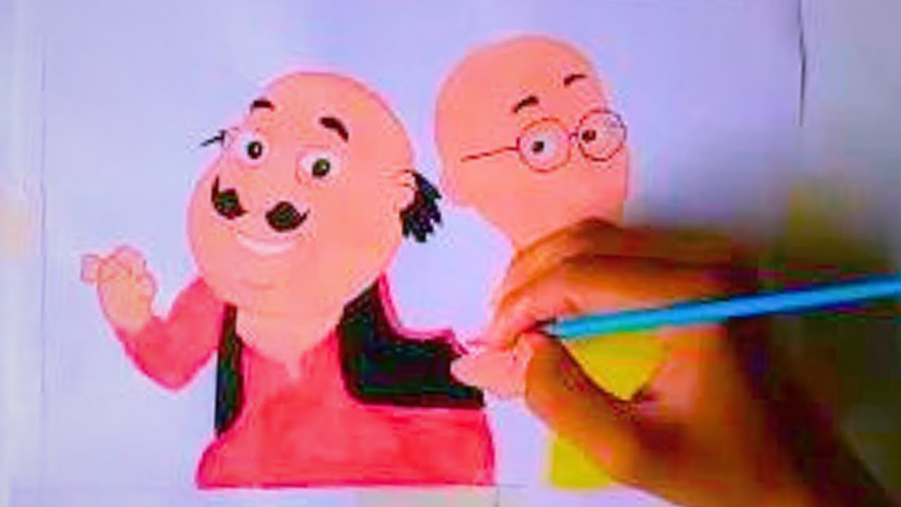 HOW TO DRAW MOTU PATLU DRAWING || MOTU PATLU DRAWING STEP BY STEP ...