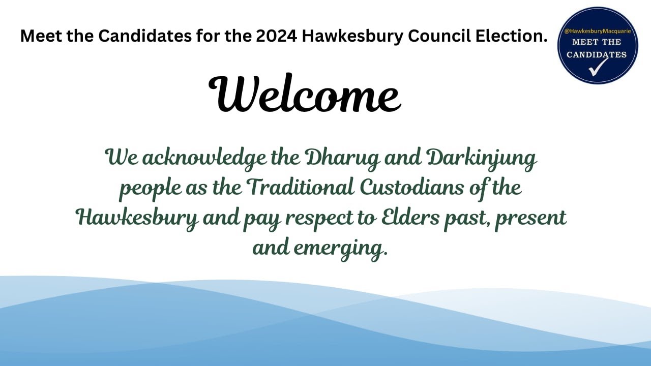 Hawkesbury Meet the Council Election Candidates Forum 2024 - YouTube
