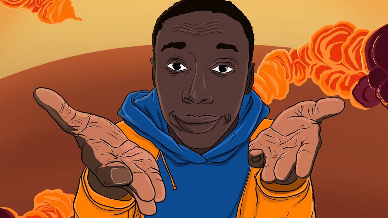 New Year Poster illustration - Khaby Lame | Clip Studio Paint - SPEED ...