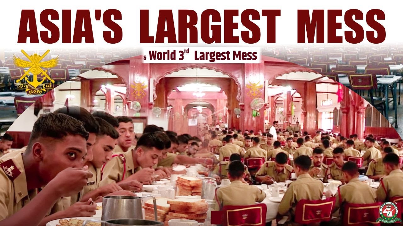 Asia's Largest Mess at NDA | जानिए NDA Canteen के बारे में | NDA ...