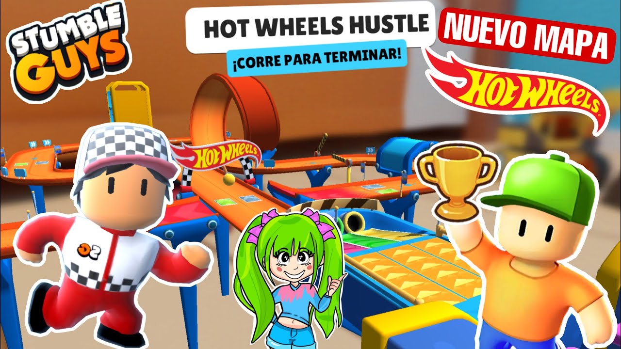🏎️NUEVA PISTA DE HOT WHEELS EN STUMBLE GUYS🏎️*NUEVO MAPA ASOMBROSO ...