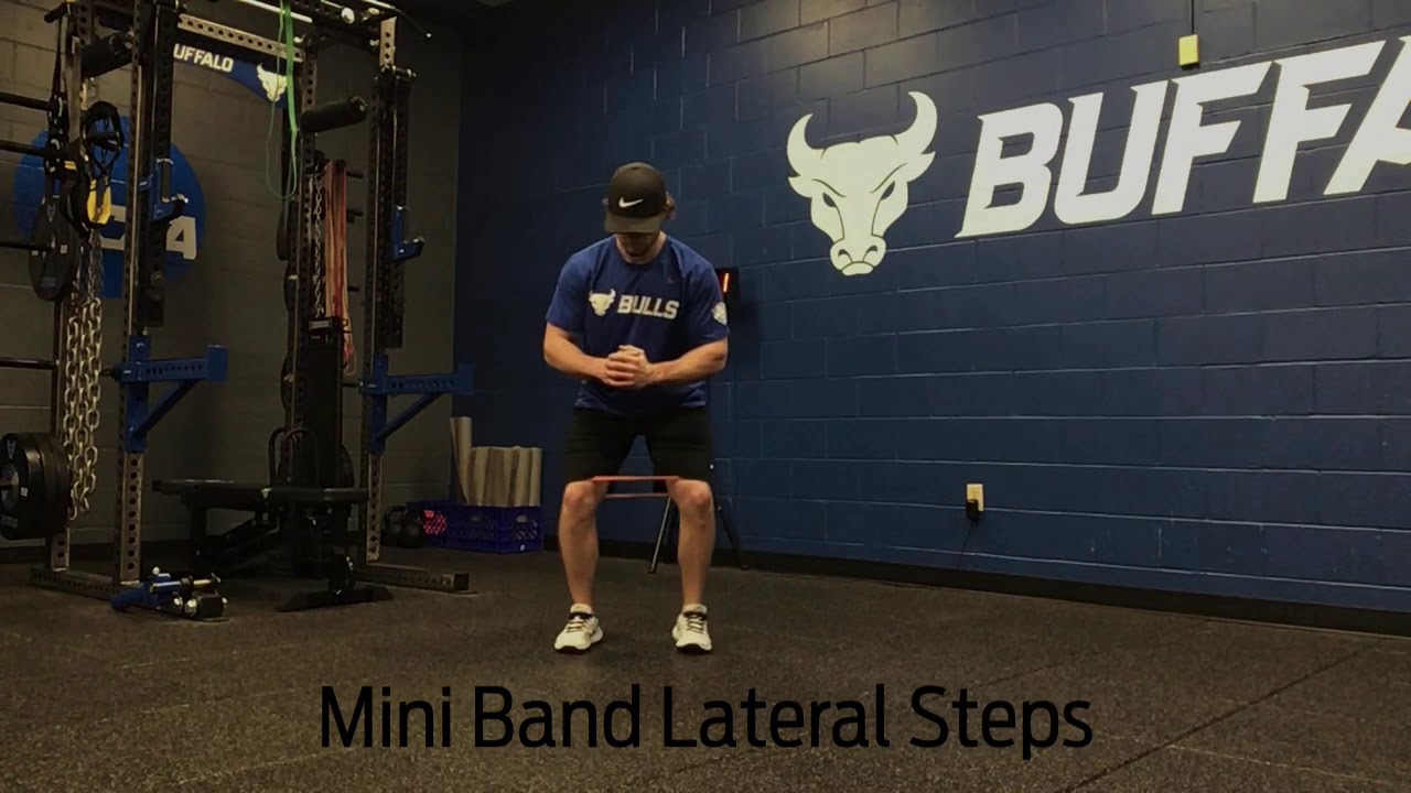 Mini Band Lateral Steps - YouTube