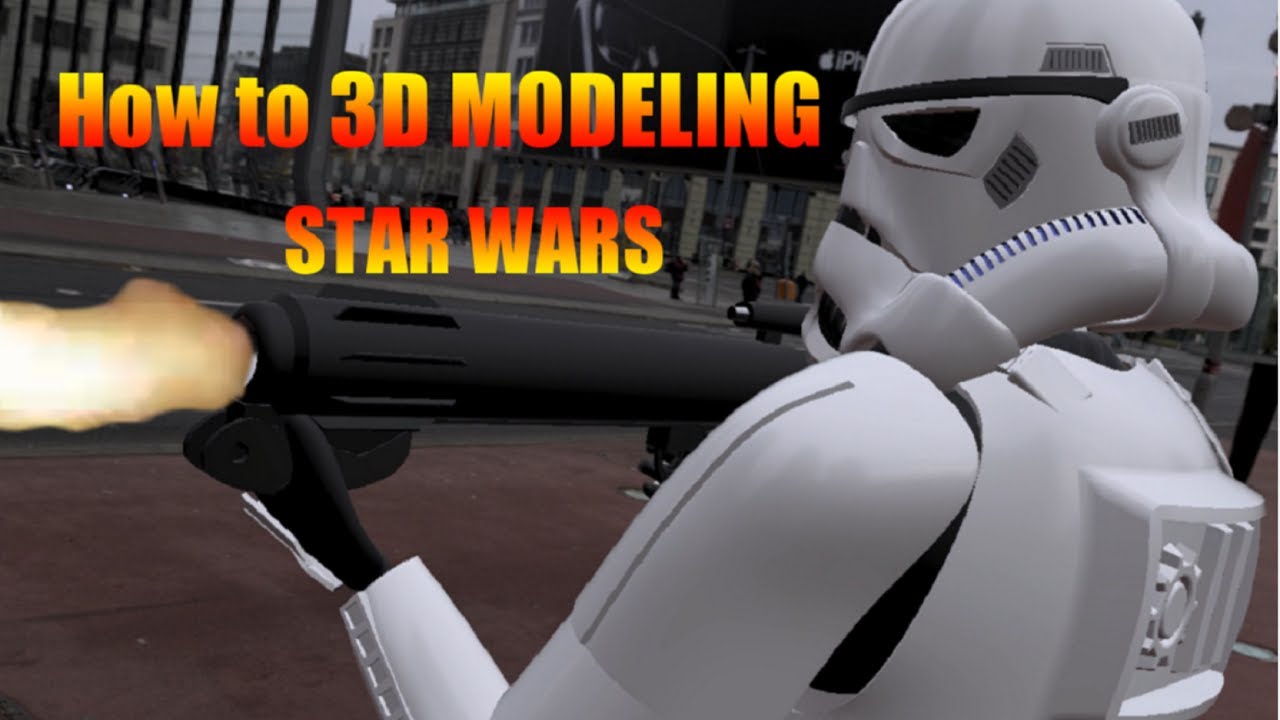 How to 3D modeling STORM TROOPER (STAR WARS)【 FUSION360】 - YouTube