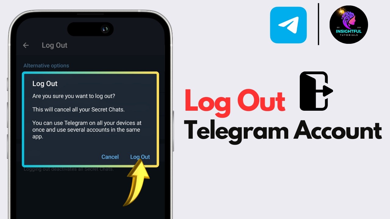 How To Log Out Telegram Account (2024) | How To Sign Out Telegram ...