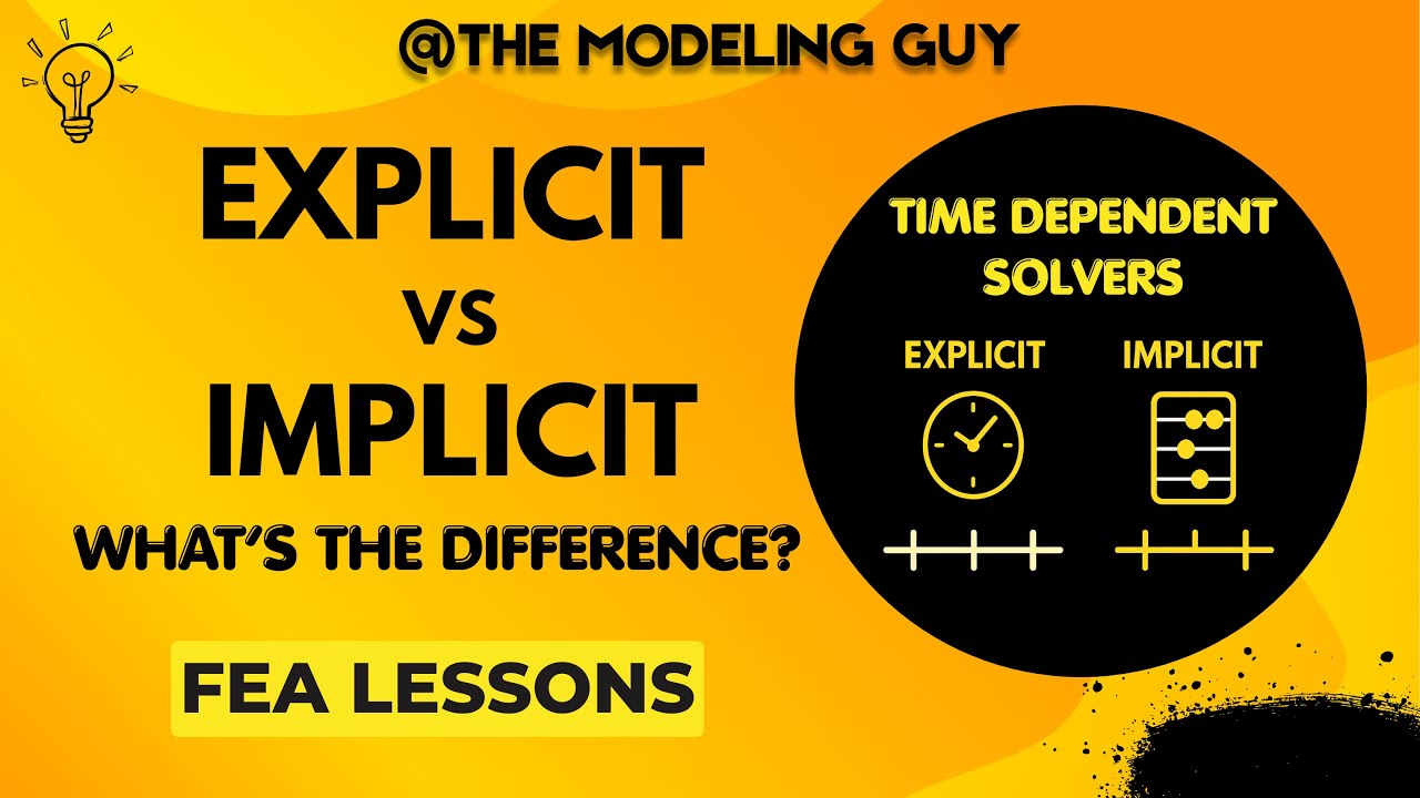 Explicit vs Implicit Solvers in FEA - YouTube