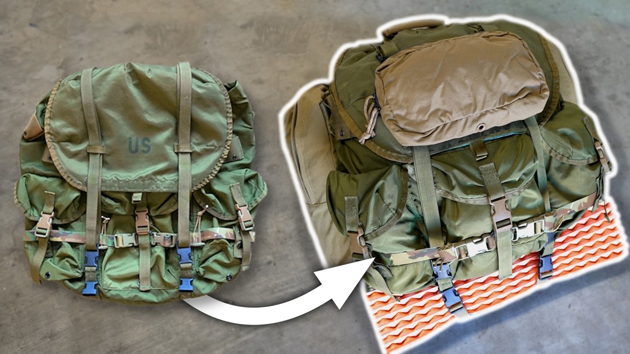 How I Made a $50 ALICE Pack Perform Like a $500 Modern Ruck - YouTube