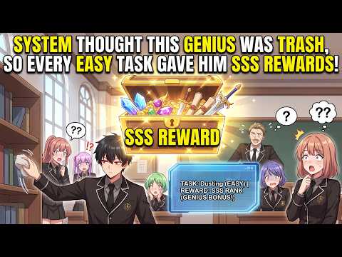 System Thought This GENIUS Was Trash, So Every Easy Task Gave Him SSS Rewards!