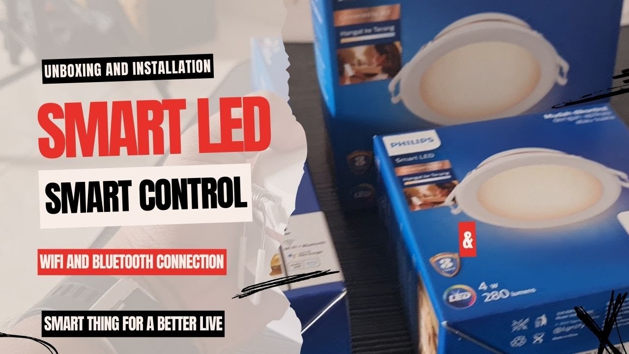 UNBOXING DAN INSTALASI SMART LAMP LED - YouTube