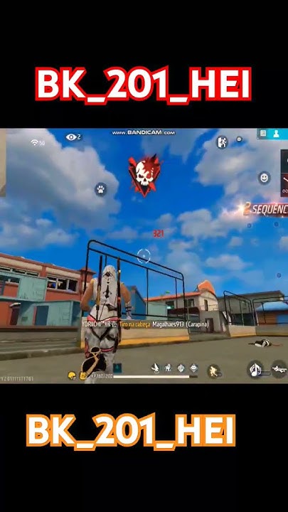 BK_201_HEI NOVA 12 TIRO PERSONALIZADO #frrefire #garenafreefire #bk# ...