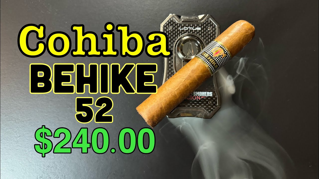 Cohiba BEHIKE 52 (BHK) Cigar Review - YouTube