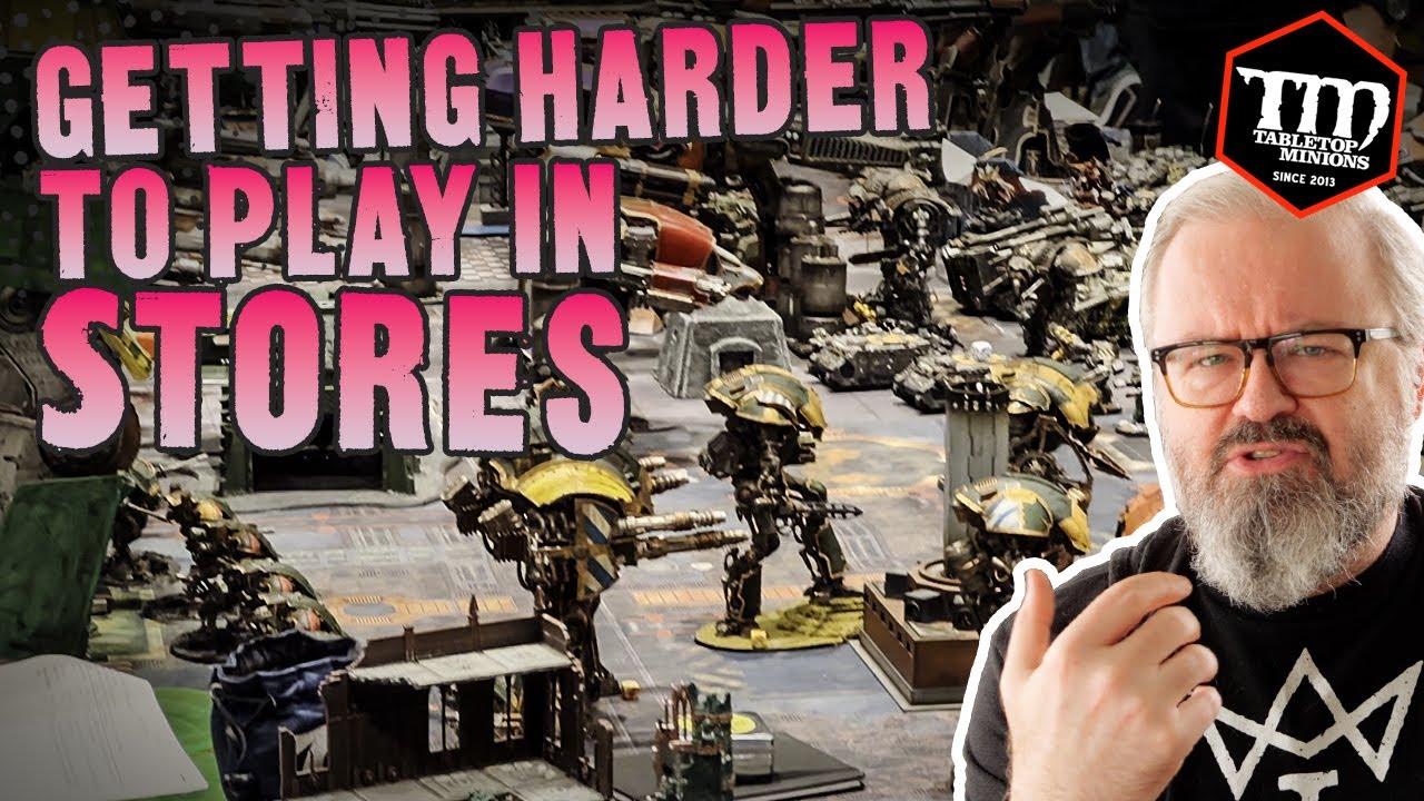 It's Getting Harder to Play Wargames in Stores - YouTube