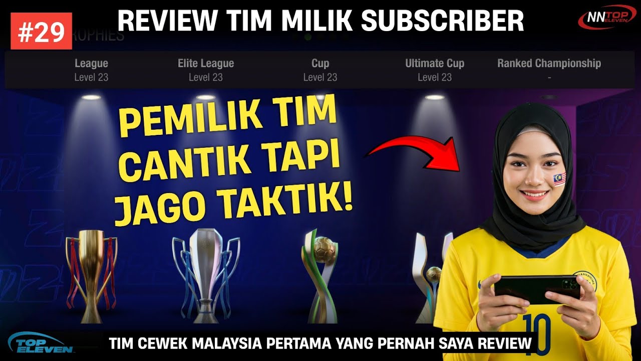 Review Tim Milik Player Cantik Malaysia 🇲🇾 Top Eleven 2025 - YouTube