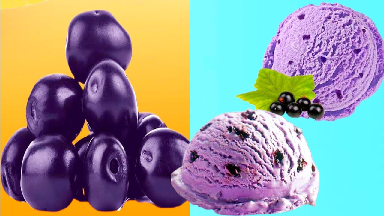 Commercial Natural Black Plum Ice Cream Recipe|Natural Jamun Ice Cream recipe|# ...