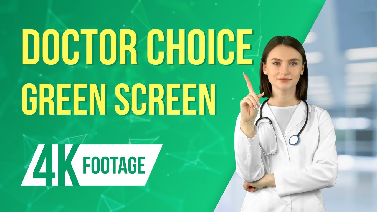Doctor choice green screen footage 4K - YouTube