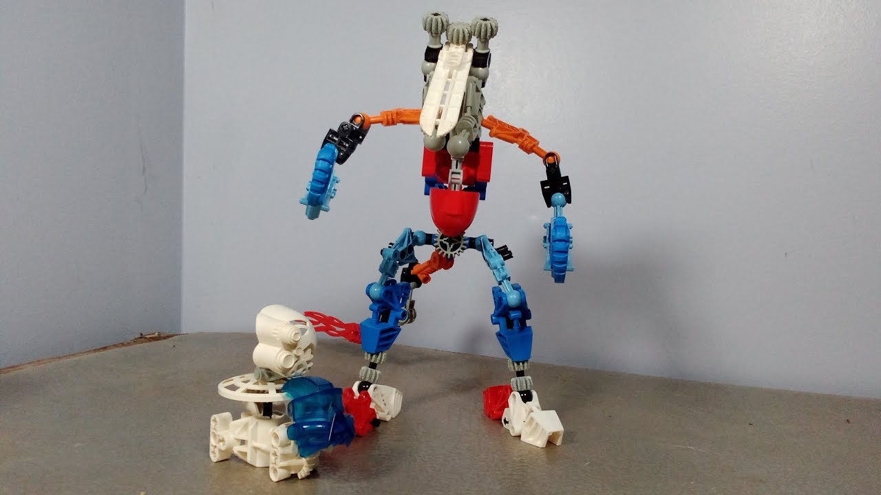 Bionicle Toa Mata Kaita Combo Build Zyglak Moc Instructions - YouTube