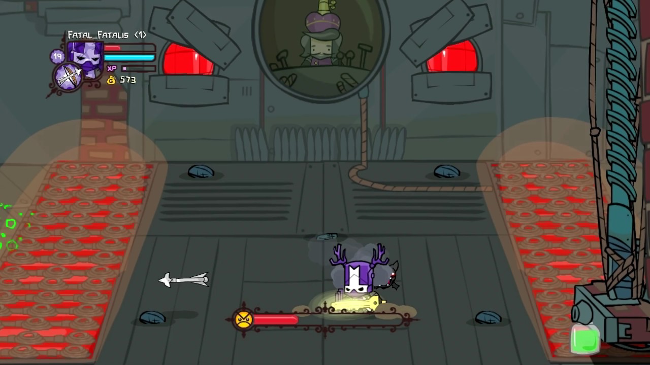 Castle Crashers Machine Boss - YouTube