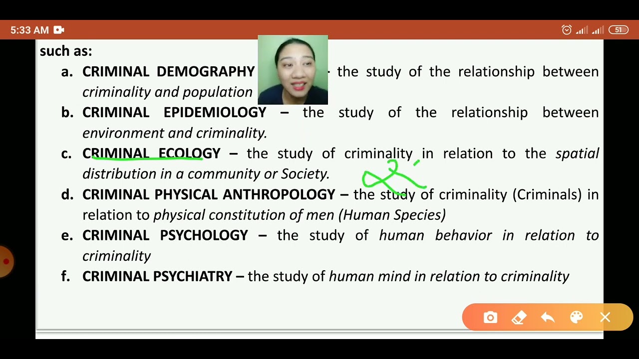 INTRODUCTION TO CRIMINOLOGY PART 2 - YouTube