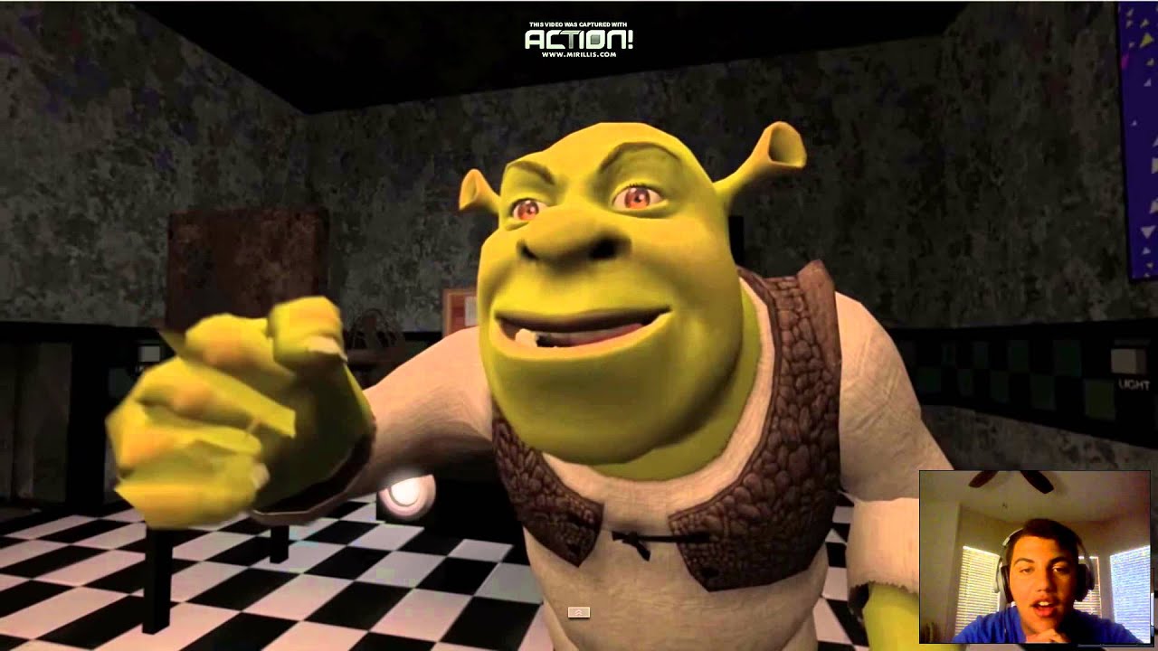 Shrek in Five Nights At Freddy's 2 Reaction - YouTube