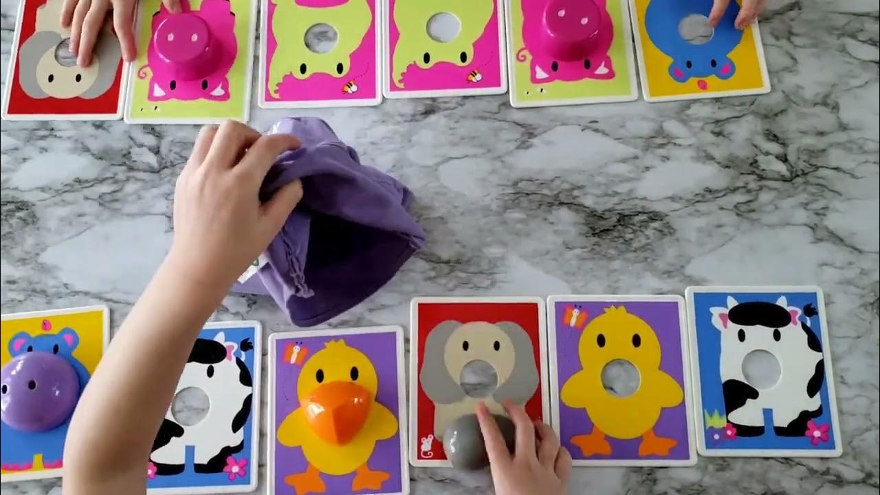 ELC Who Knows Whose Nose Game 🐄🐤🐘 - 3 & 6 years old - YouTube