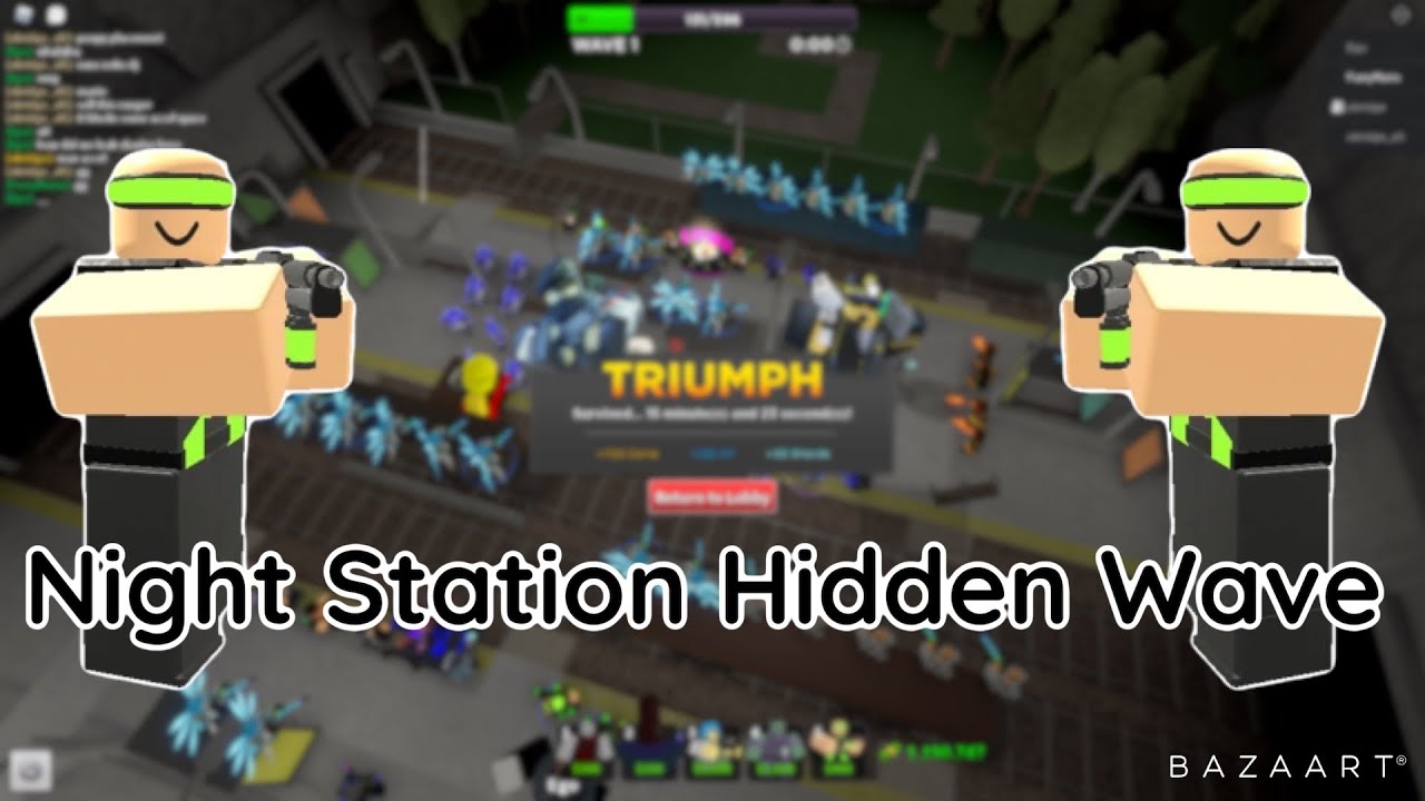 |Tower Defense Simulator| Night Station Hidden Wave (Without Military ...