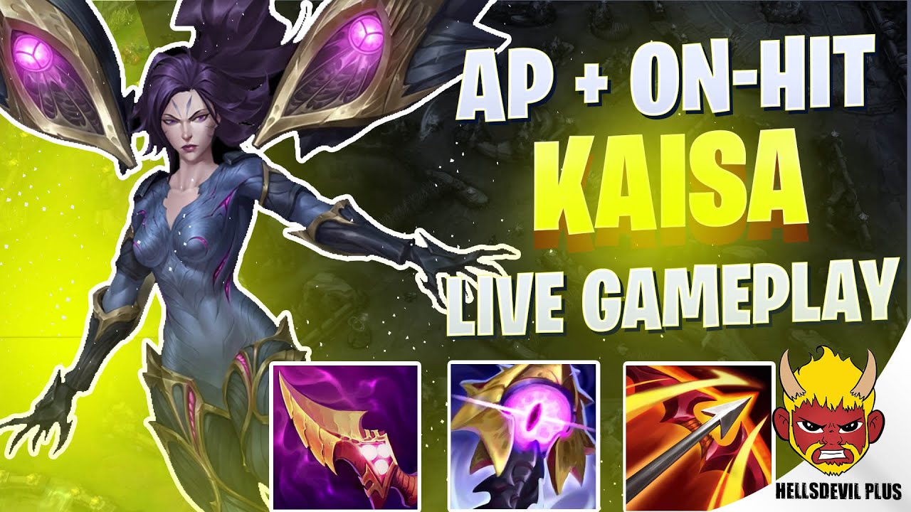 ON-HIT + AP KAISA IS SO BROKEN! - Wild Rift HellsDevil Plus Gameplay ...