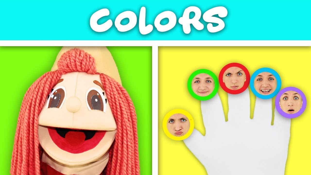 Learn Colors with Finger Family Song - Nursery Rhymes for Kids - YouTube