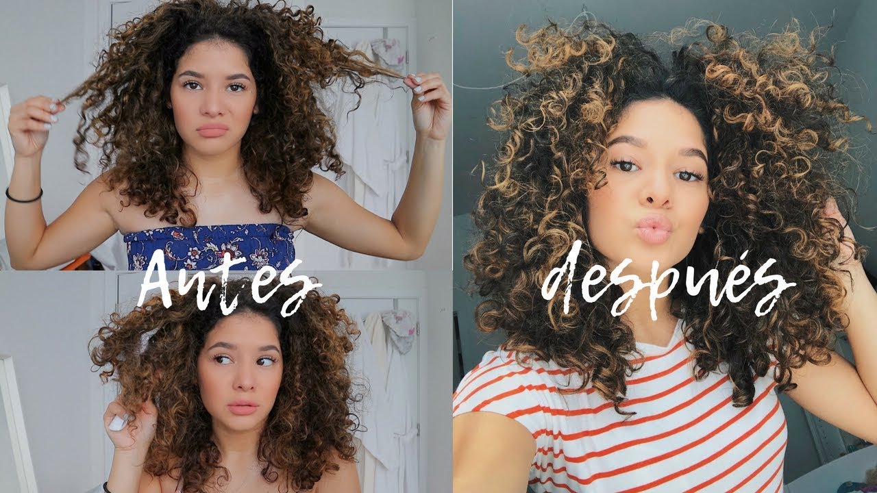 Rutina De Cabello Rizado NATURAL - YouTube