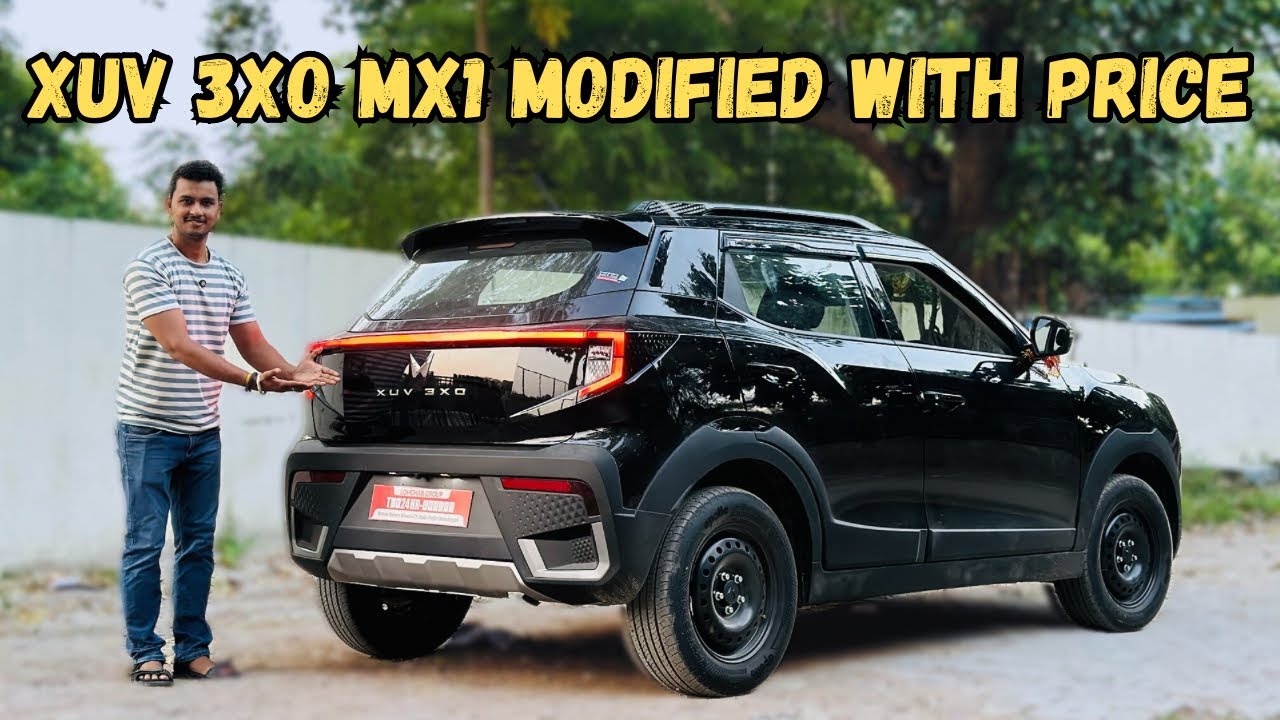 MAHINDRA XUV 3XO MX1 MODIFIED WITH PRICE🔥XUV 3XO MODIFICATION🔥XUV 3XO ...