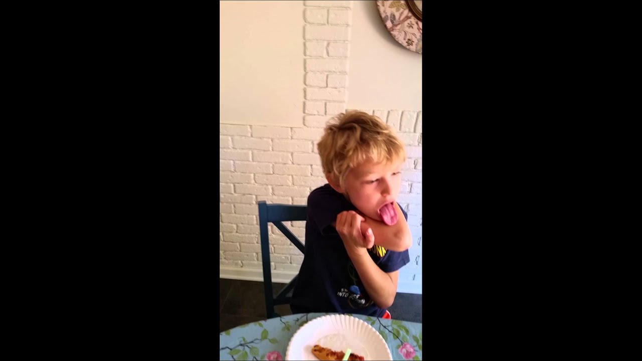 The "Try to lick your elbow" trick - YouTube