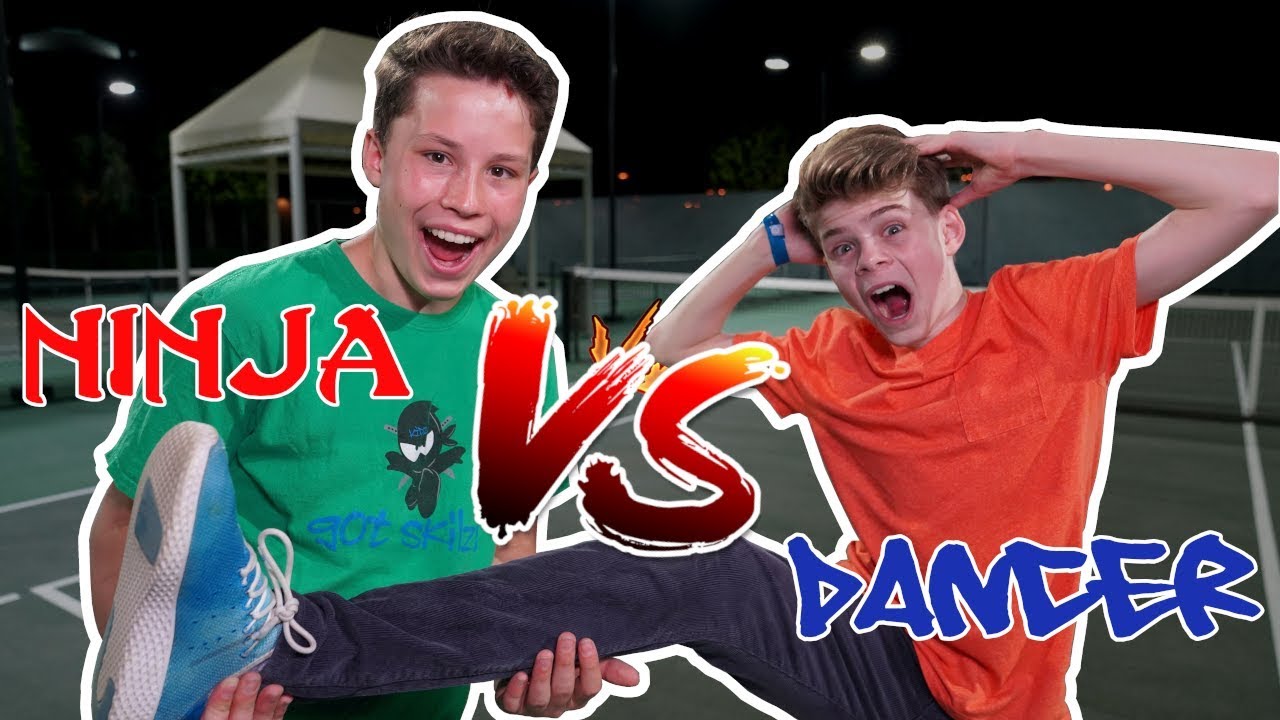 NINJA VS DANCER! Bryton from Ninja Kidz Shows Merrick His Ninja Moves ...