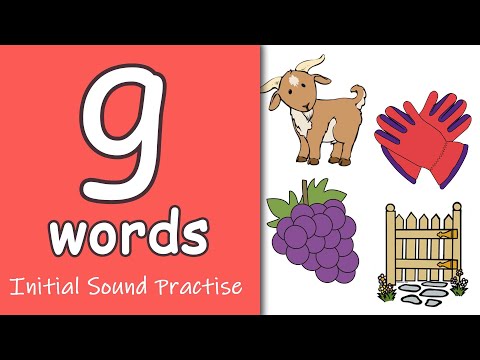 'g' Words | Phonics | Initial Sounds
