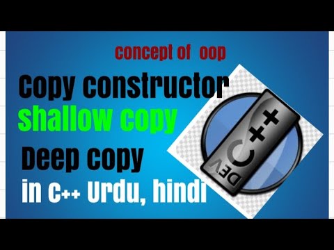 Copy Constructor, Shallow Copy & Deep Copy in C++ with Real Examples | Urdu/Hindi Explanation ...
