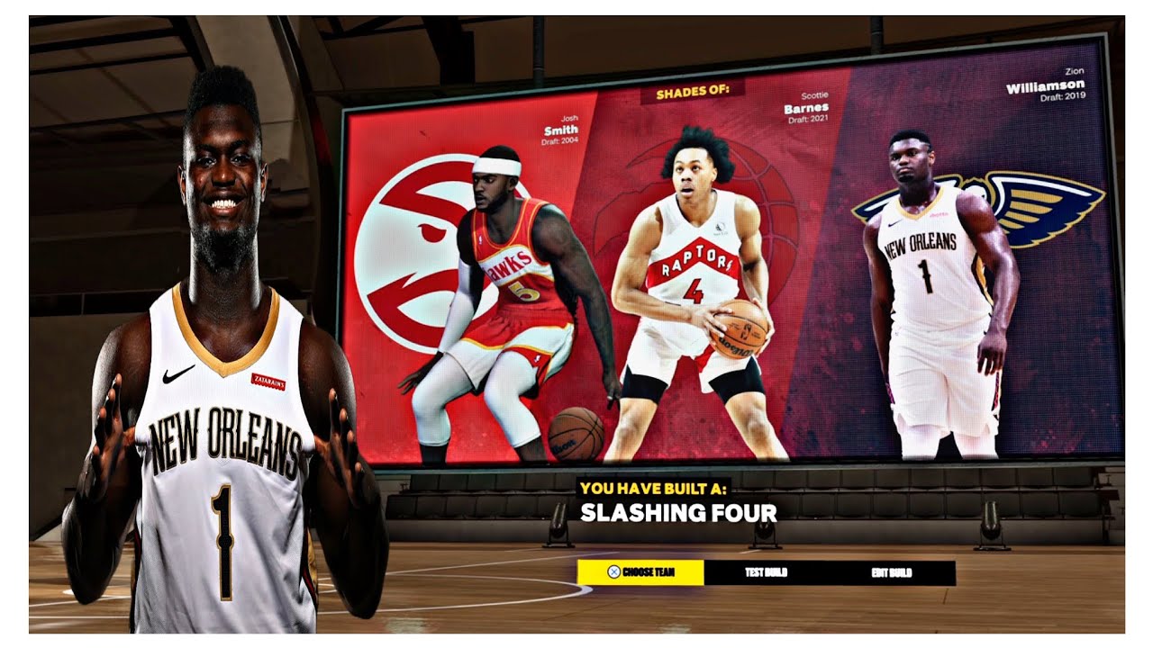 ELITE DUNKING ZION BUILD NBA 2K23 NEXT GEN (CRAZY SLASHING FOUR BUILD ...