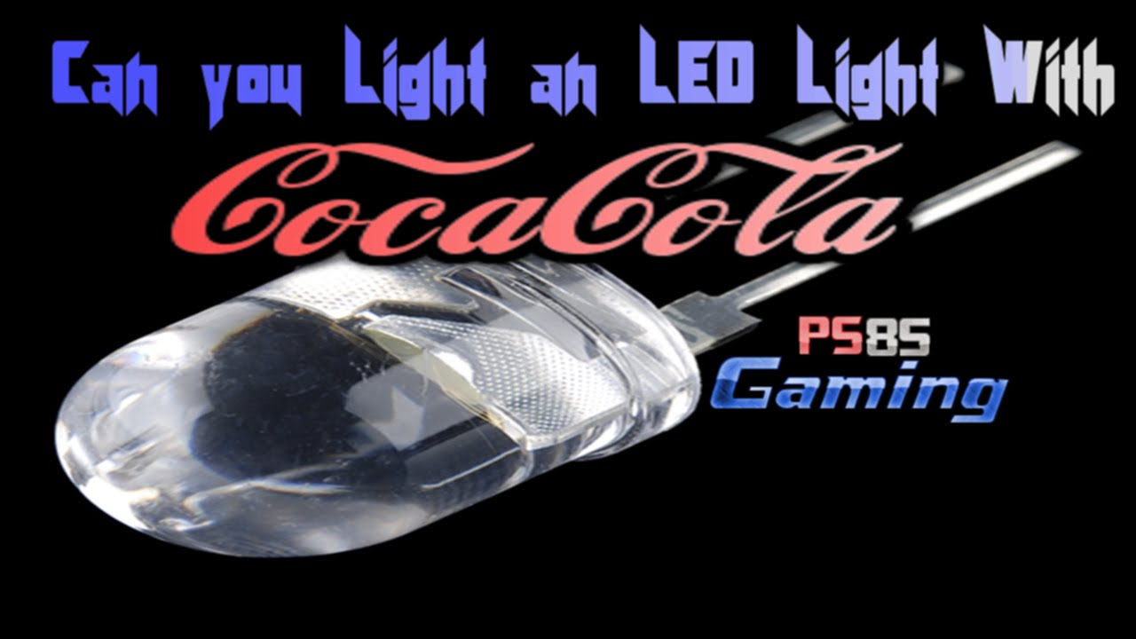 Can you Power an LED with a Can of Coke? (experiment) - YouTube