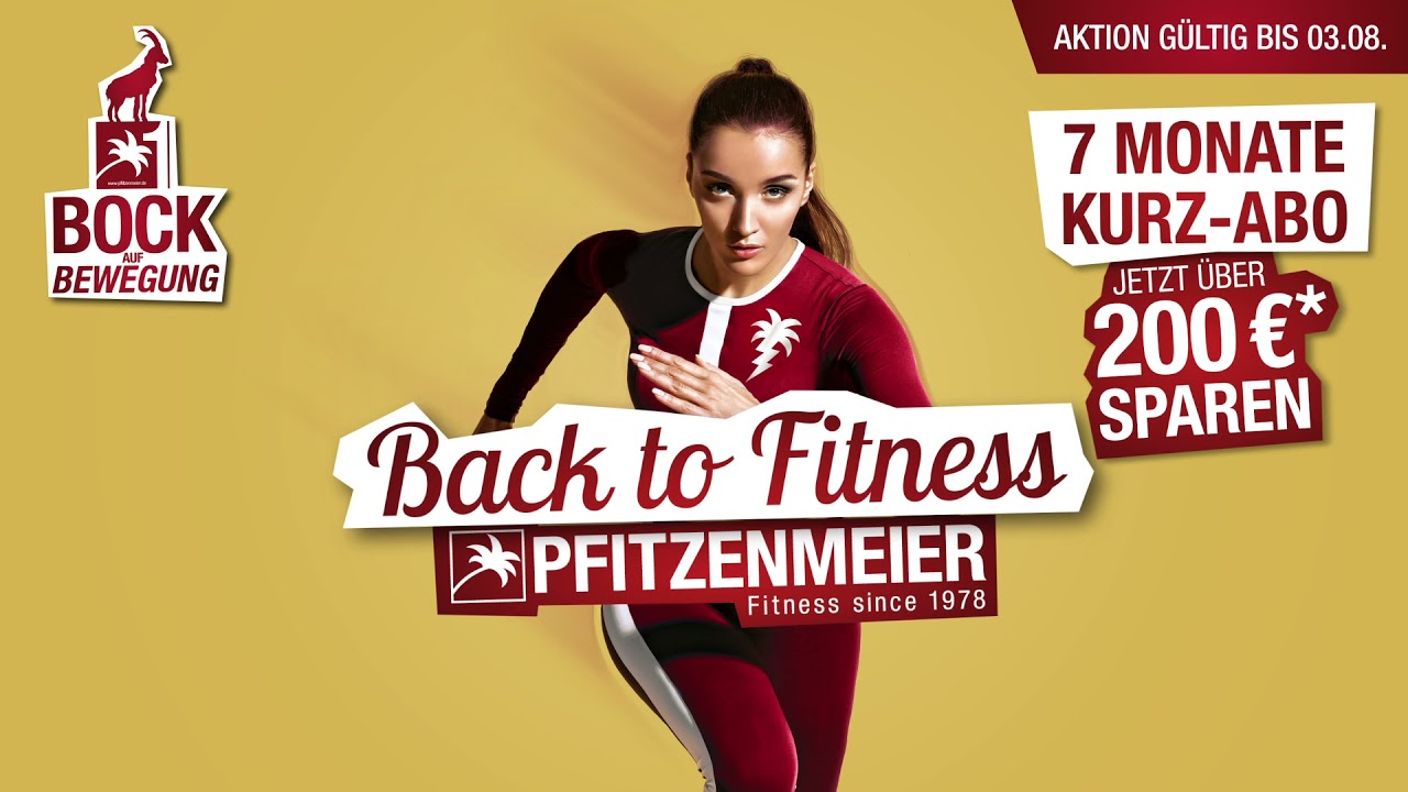 BACK TO FITNESS | Pfitzenmeier - YouTube