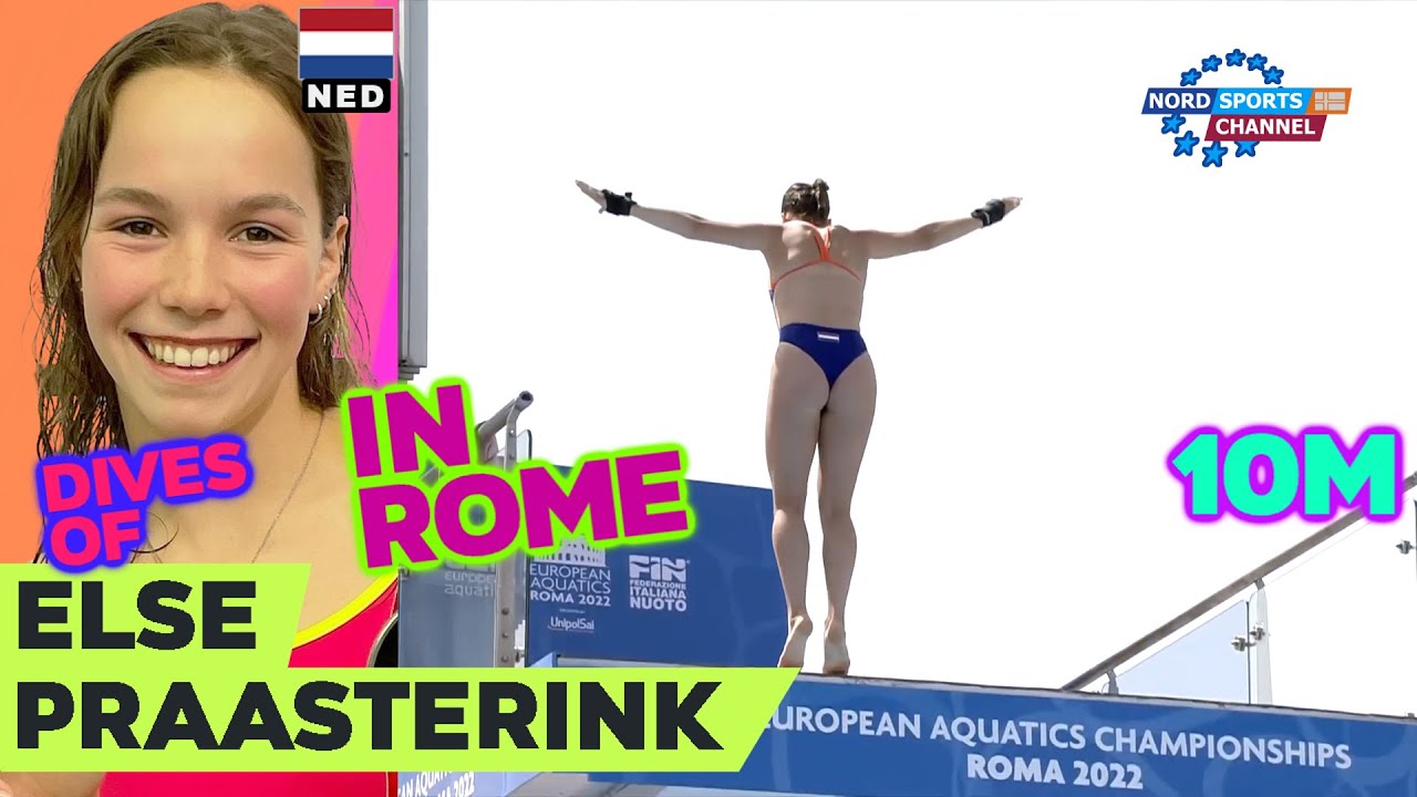 Else PRAASTERINK - Women's Diving European Championships Rome 2022 10m ...