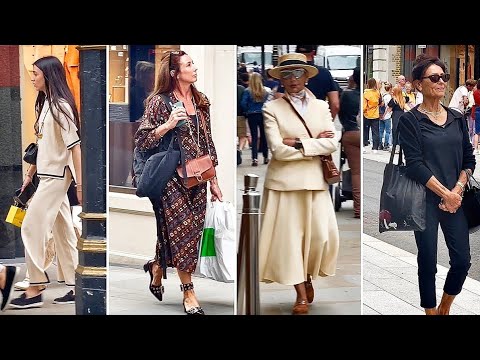How people dress in september in London. Ageless Elegance and Style ...