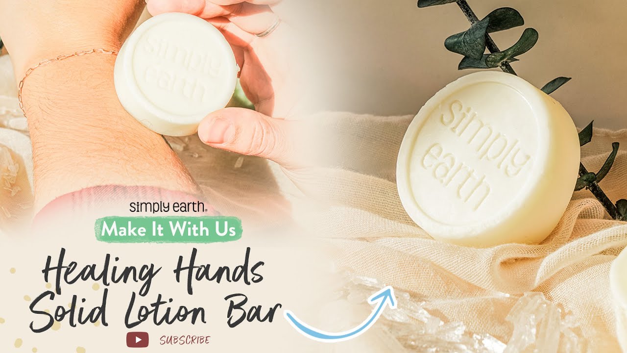 Healing Hands Solid Lotion Bar Recipe - YouTube